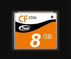 Team CF Card 233X - 8GB