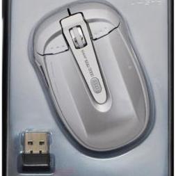 Elephant Wireless Laser Mouse ELE-M512 'METALLOID' - Silver