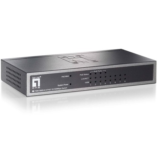 LevelOne FSW-0809 4 FE PoE + 4 FE Switch