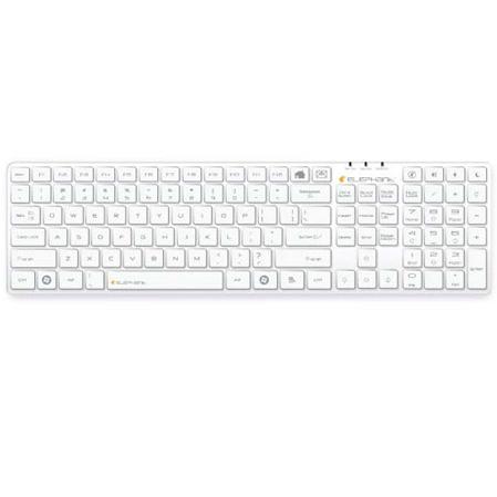 Elephant Wired Keyboard KE-005 SLIM KEYBOARD - White